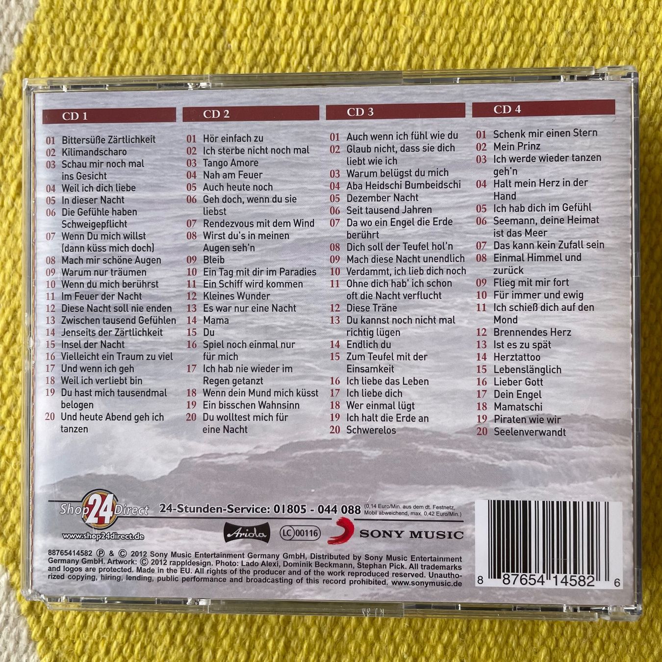 ANDREA BERG-4CD BOX SET 20 JAHRE ABENTEUER FAN BOX (Gebraucht) in ...