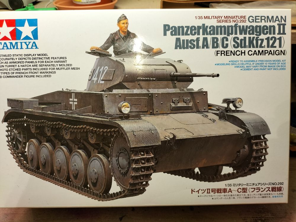 tamiya 1/35 Panzerkampfwagen 2 ausf. A/B/C. sdkfz.121 (Neu und ...