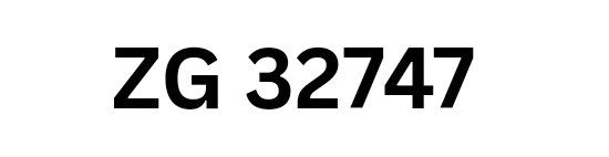 Autokennzeichen ZG 32747 | Kaufen auf Ricardo