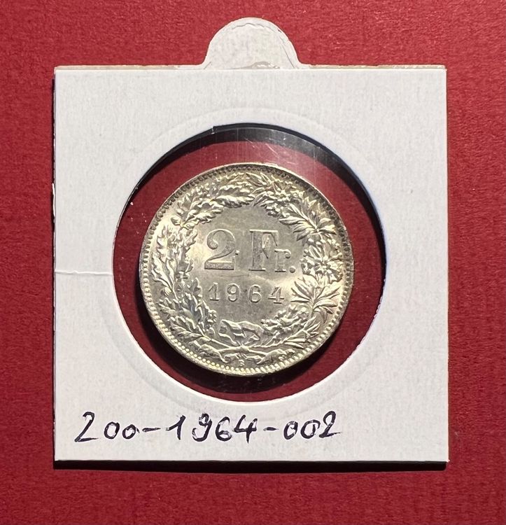 2 Franken Münze 1964 | Kaufen auf Ricardo