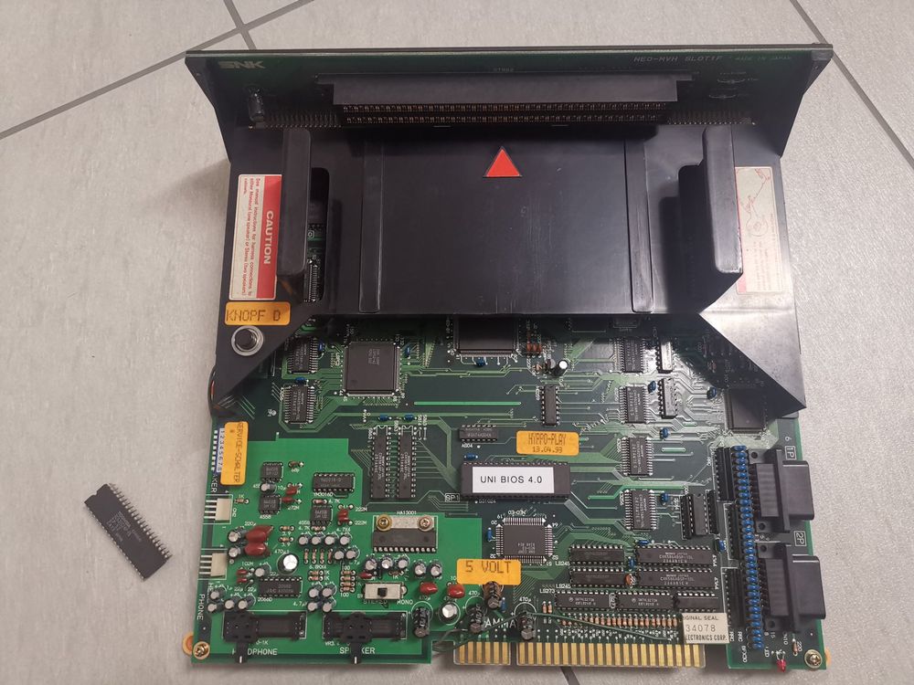 Neo Geo MVS NEO-MVH Slot 1F Unibios SNK Arcade JAMMA TOP (D'occasion) à ...