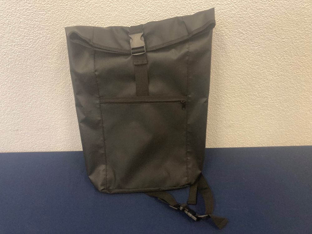 Wasserdichter City Rucksack Roll-Top schwarz , Halfar (Neu und ...
