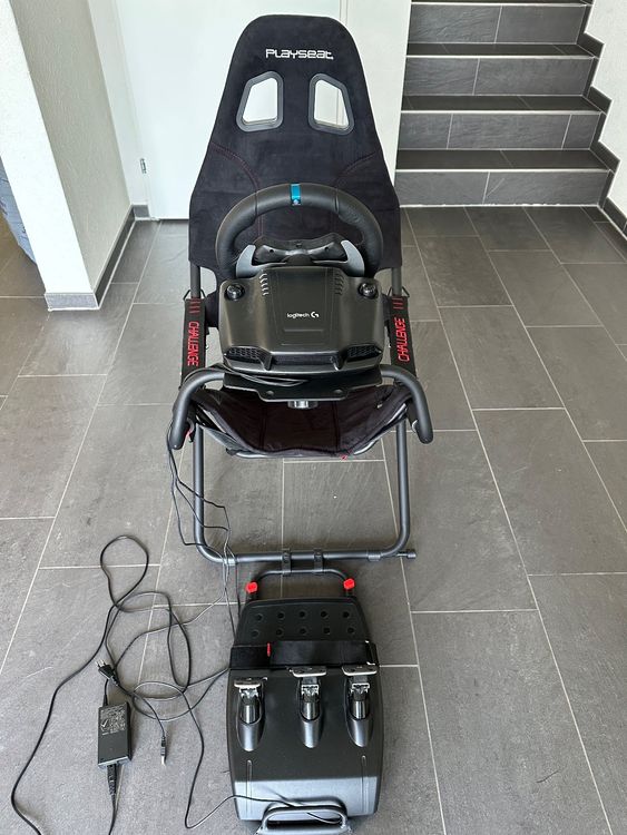 Logitech G29 Driving Force Lenkrad mit Racing Sitz | Kaufen auf Ricardo