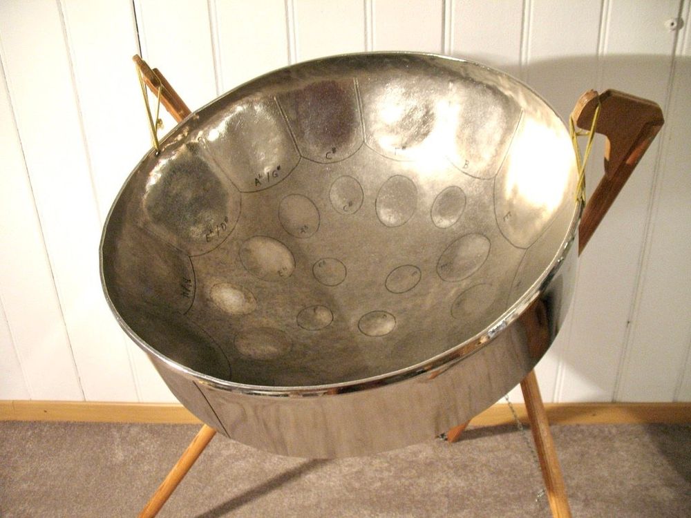 Tenor Steeldrum Steel Pan Drum in C Karibik Stahl Trommel (Gebraucht ...