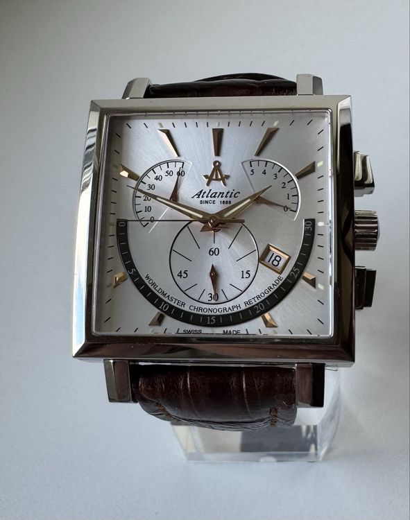 Atlantik Worldmaster Chronograph Square (Neu (gemäss Beschreibung)) in ...