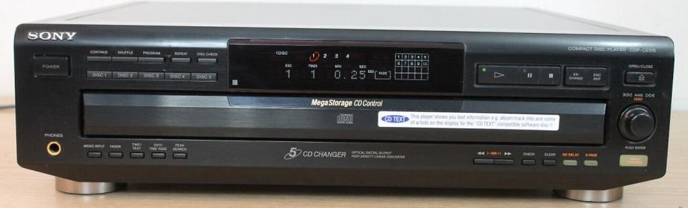 Sony CDP-CE515 5-fach CD Wechsler (Gebraucht) in Birmensdorf ZH für CHF 55 – mit Lieferung auf ...