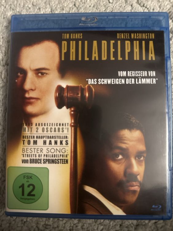 Philadelphia Blu-ray mit Tom Hanks & Denzel Washington (Gebraucht) in ...
