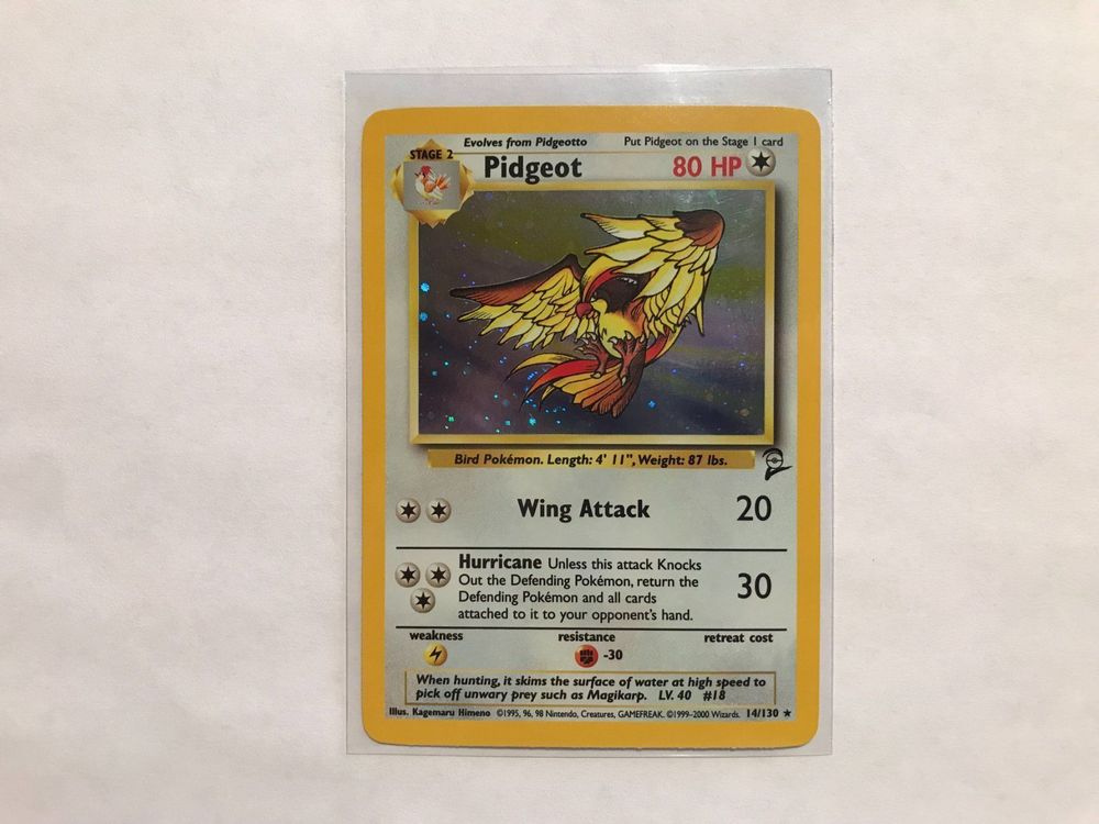 Pidgeot holo Base 2 EN (Gebraucht) in Hagendorn für CHF 32 – mit ...