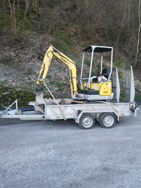 Menzi Bagger Raupenbagger 1.7t mit Anhänger (Gebraucht) in Trimmis für ...