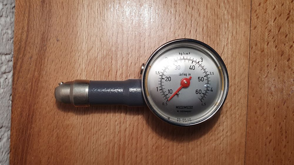 Motometer Manometer W-Germany 0-4,5 Bar | Kaufen auf Ricardo