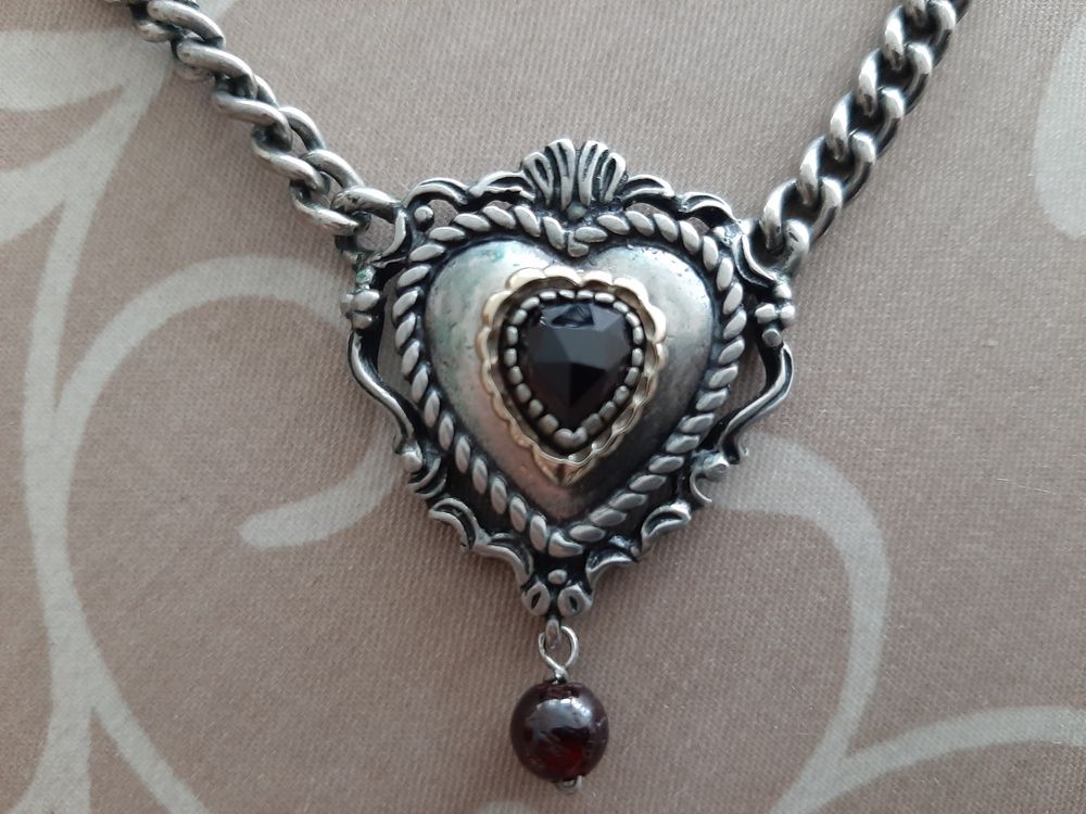 Antikes Herz-Silbercollier (Gebraucht) in Bern für CHF 70 – mit ...