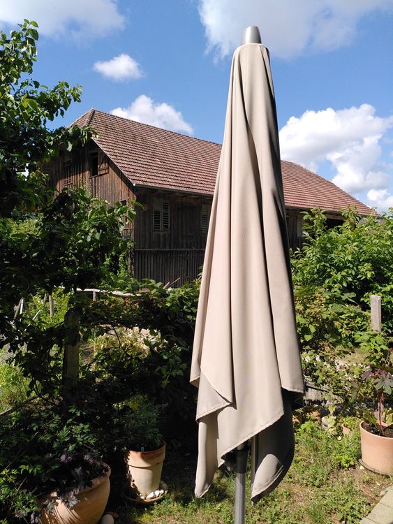 Glatz Alu Smart Sonnenschirm mit Sockel und Schutzhülle (Gebraucht) in ...