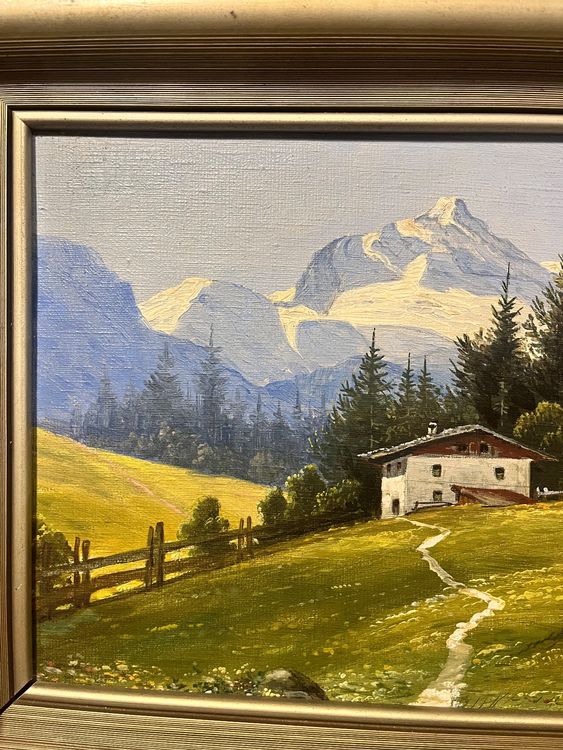 Berglandschaft Gemälde Signiert H. Berndt (Gebraucht) in Hochdorf für ...