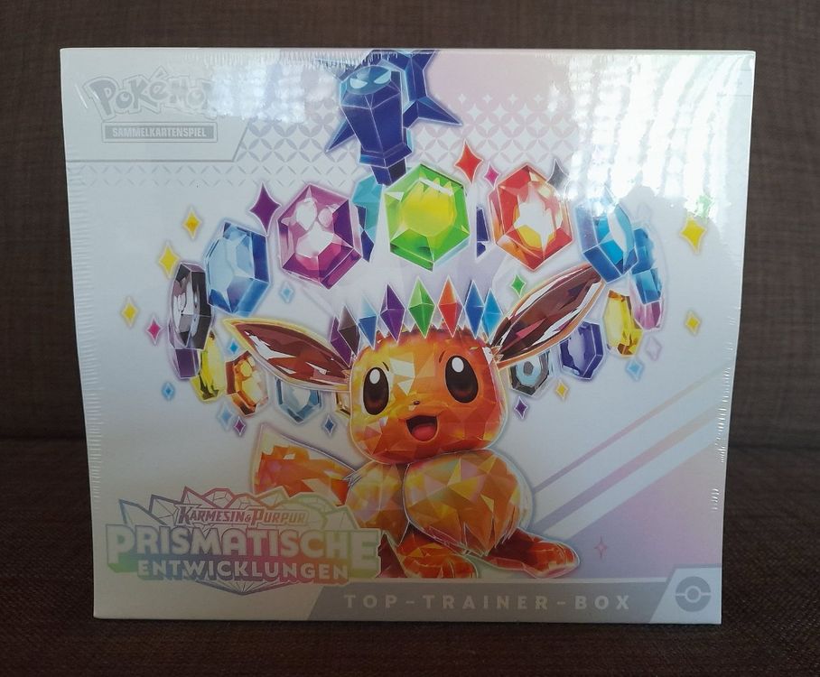 Pokémon Top-Trainer-Box Prisma Entwicklungen (Neu und originalverpackt ...