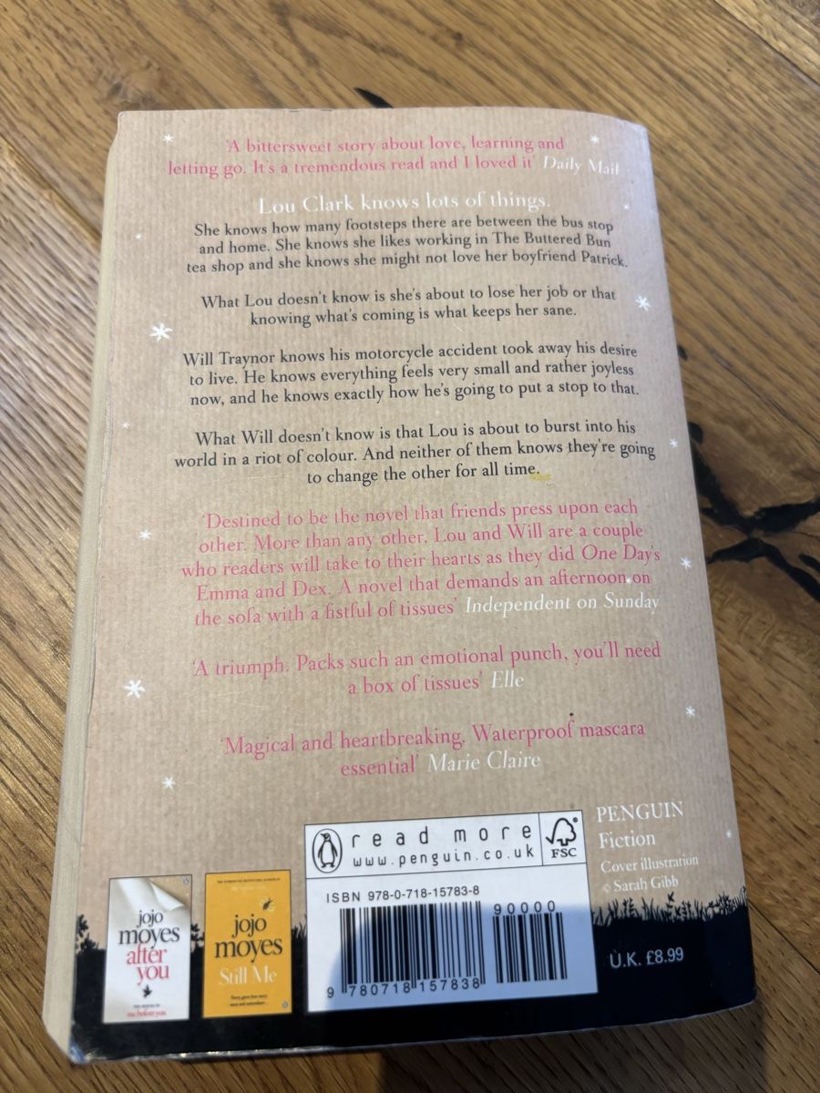 JoJo Moyes - Me Before You - Buch - Roman - Top Zustand! (Gebraucht) in ...