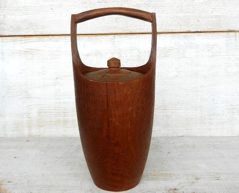 Teak Holz Weinkühler Wein Eiswürfel 60er | Kaufen auf Ricardo