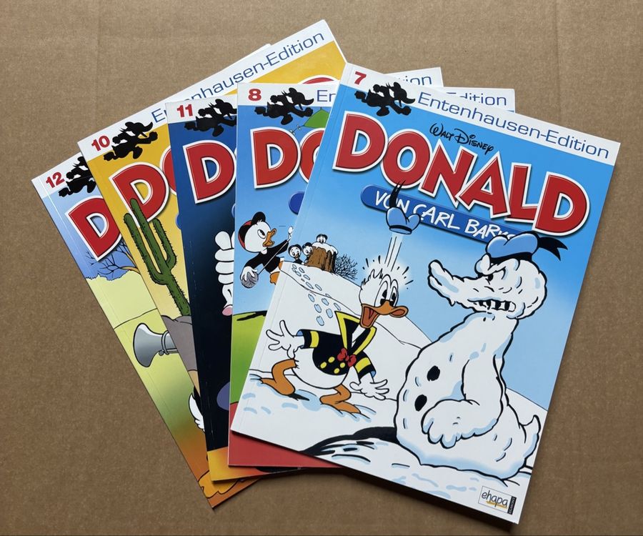 Donald Duck, Entenhausen Edition, Carl Barks, 7 8 10 11 12 (Gebraucht) in Attelwil für CHF 1 ...