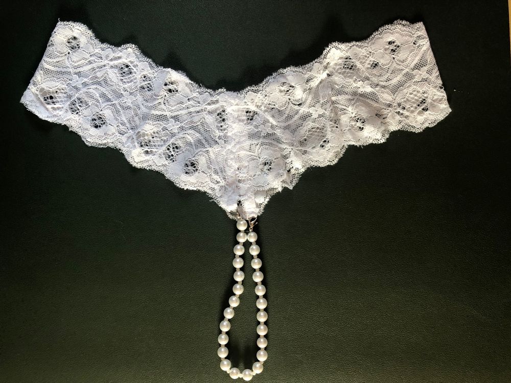 Perlen String Tanga mit Spitzen - String de perles | Kaufen auf Ricardo