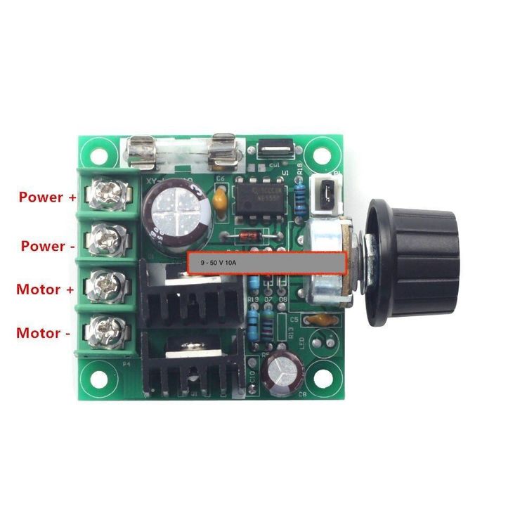 9-50V 10A PWM DC Motor Controller | Kaufen auf Ricardo