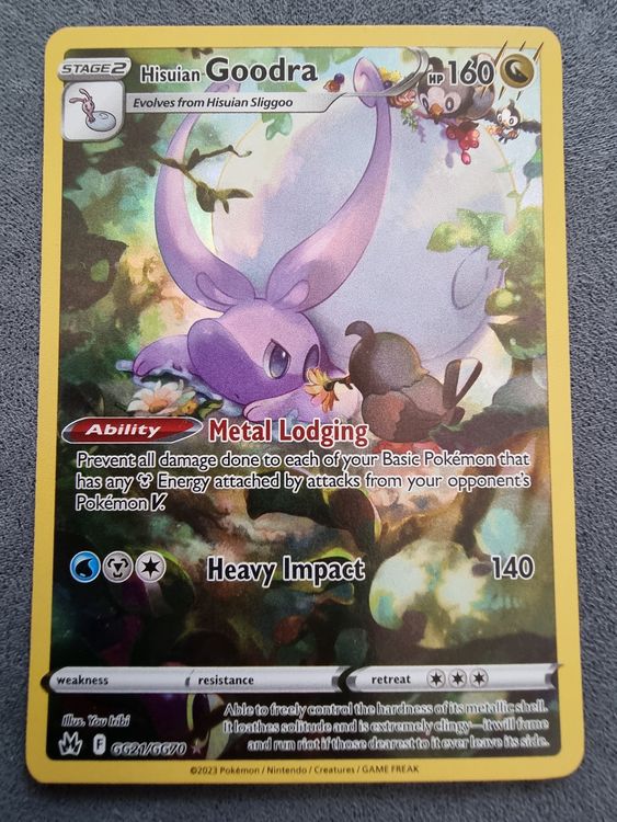 Pokémon Hisuian Goodra Fullart GG21/GG70 (Neu (gemäss Beschreibung)) in ...