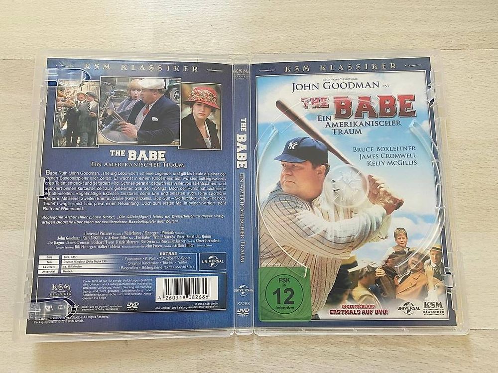 Dvd The Babe Ein amerikanischer Traum (1992) John Goodman (Gebraucht ...