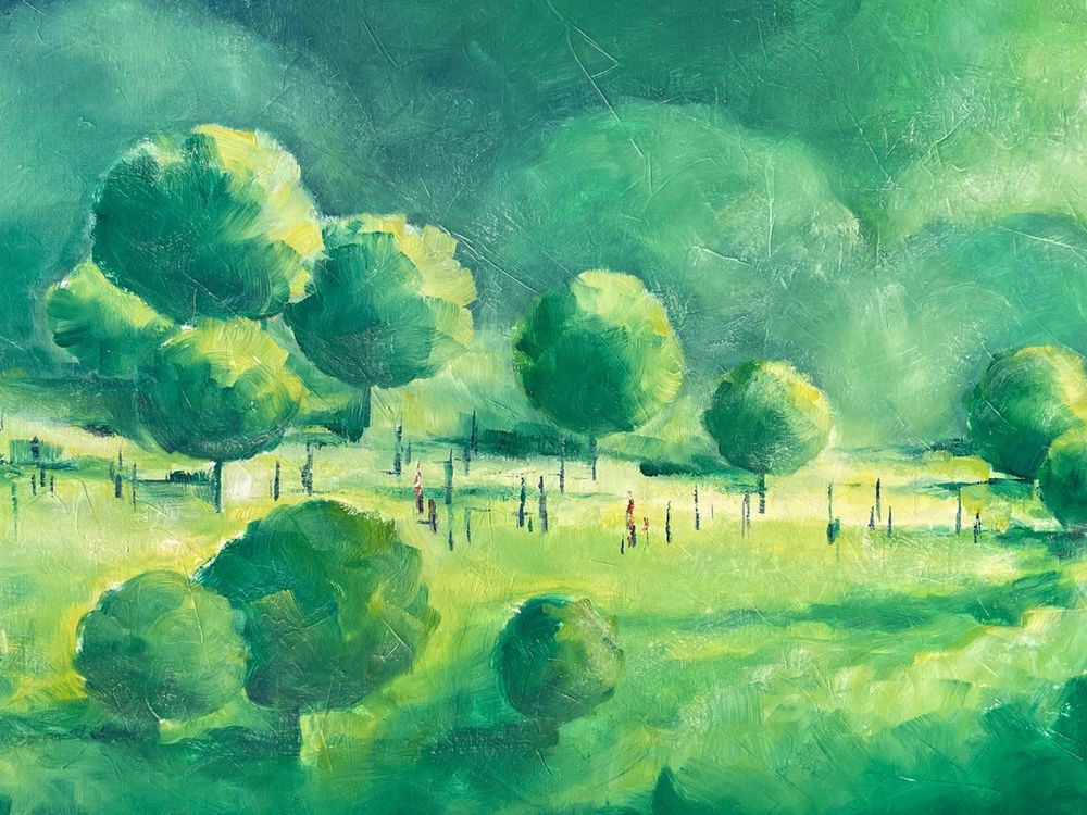 Gemälde Öl / Acryl von K.Blechschmid - ehemals 3000 DM - (Gebraucht) in Oberwil b. Zug für CHF ...