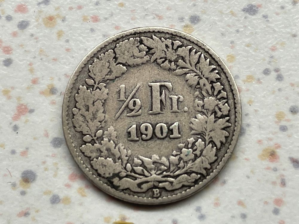 1901 50 Rappen sehr selten !! Top-Jahrgang !!!! | Kaufen auf Ricardo