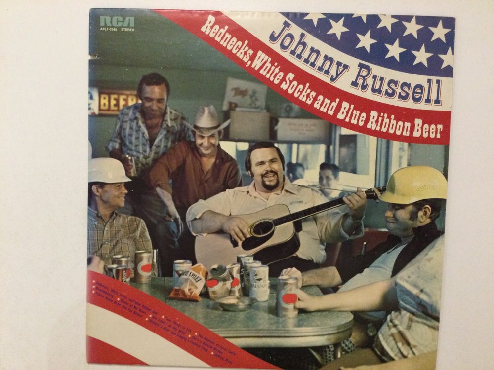 Johnny Russell LP - Rednecks, White Socks And Blue Ribbon… | Kaufen auf ...
