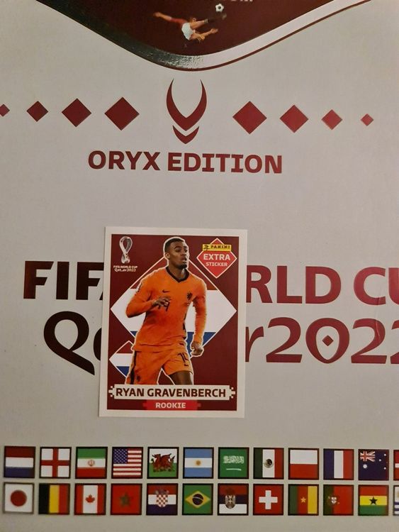 Panini Extra Sticker Qatar 2022 Ryan Gravenberch BASE | Kaufen auf Ricardo
