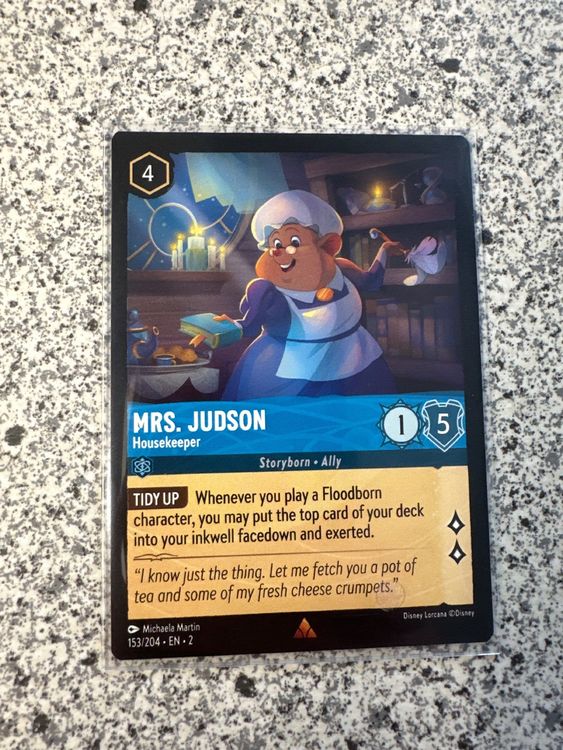 Mrs. Judson- Lorcana Rise of the Floodborn 153 / 204 (Neu (gemäss ...