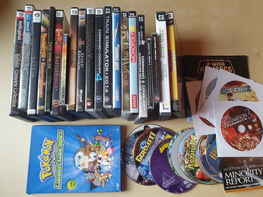 20 x PC Games + DVDs (Defekt) in Stansstad für CHF 9.9 – mit Lieferung ...