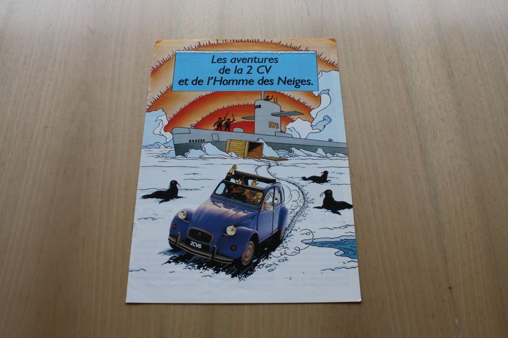 2CV Comic: Abenteuer am Nordpol - Prospekt 1987 Französisch (Gebraucht ...