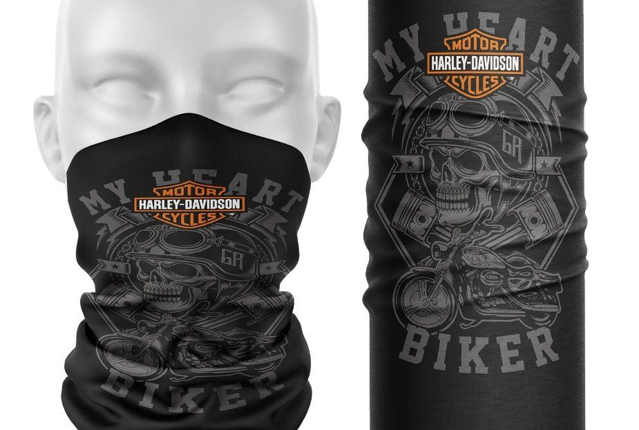 Buff Harley-Davidson Biker Crâne Moto Tour de Cou J145 (Neuf avec ...