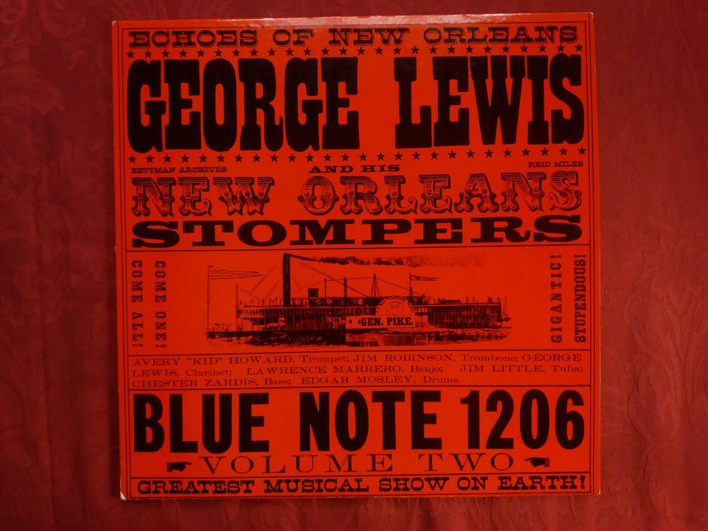 LP (George Lewis And New Orleans Stompers) Blue Note 1957 (D'occasion ...