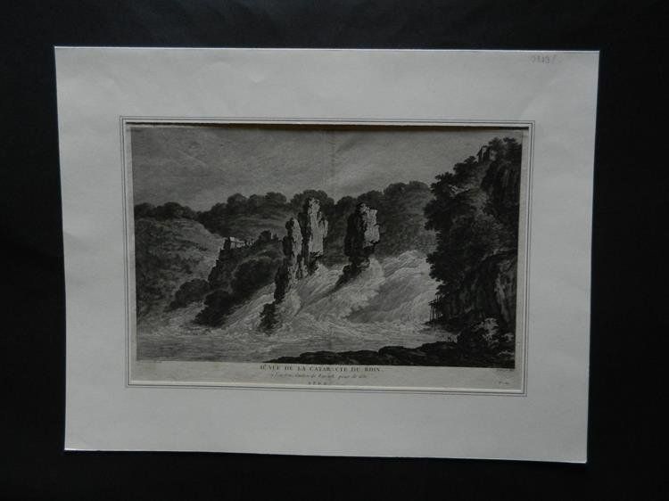 Schaffhausen Rheinfall Kupferstich (Gebraucht) in Risch für CHF 65 – mit Lieferung auf Ricardo ...