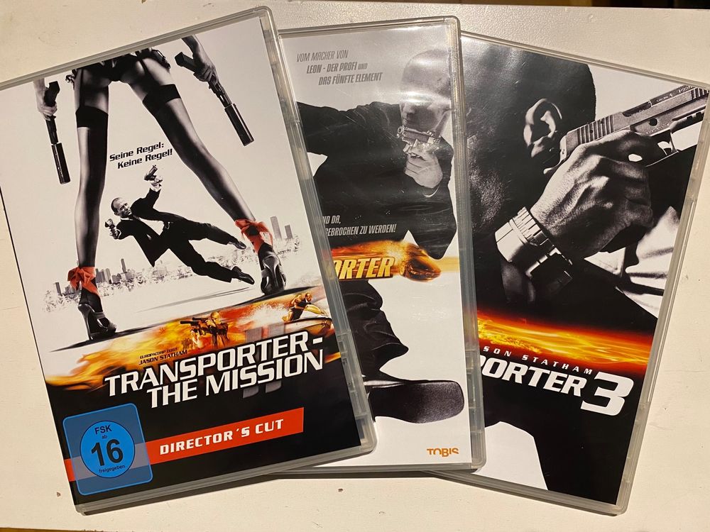 DVD The Transporter 1 / 2 / 3 Action Jason Statham trilogie | Kaufen auf Ricardo