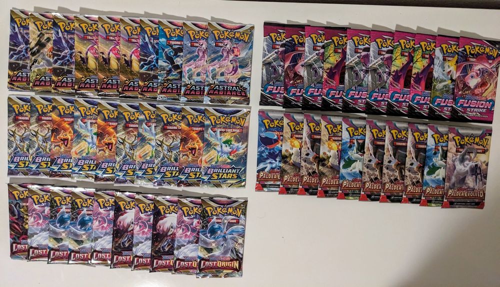 Pokémon SWSH & SV - 50x Booster OVP ( EN ) ab 1Fr!! (Neu und ...