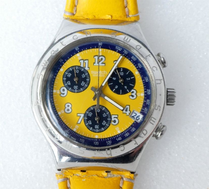 Herrenuhr Swatch Chrono YCS406G gelb (Gebraucht) in Frauenfeld für CHF ...