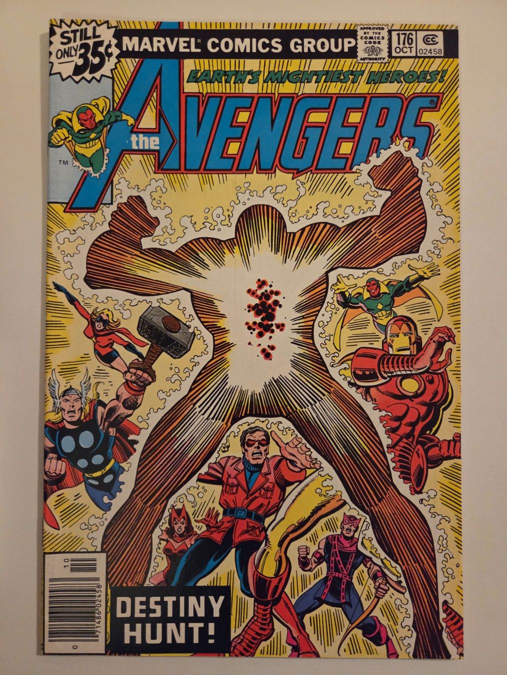 AVENGERS #176 (Marvel, 1978) Thor! Captain Marvel! Iron Man! (Gebraucht ...