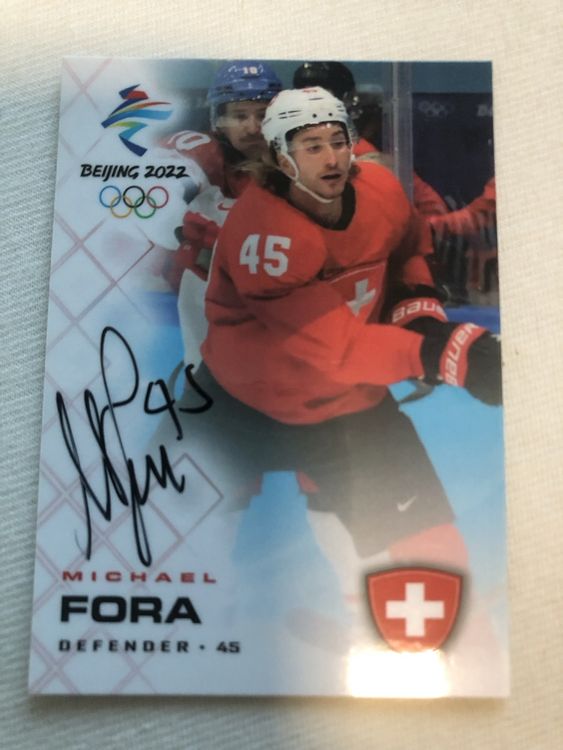Michael Fora HCD Ambri Piotta Hockey Card signiert | Kaufen auf Ricardo