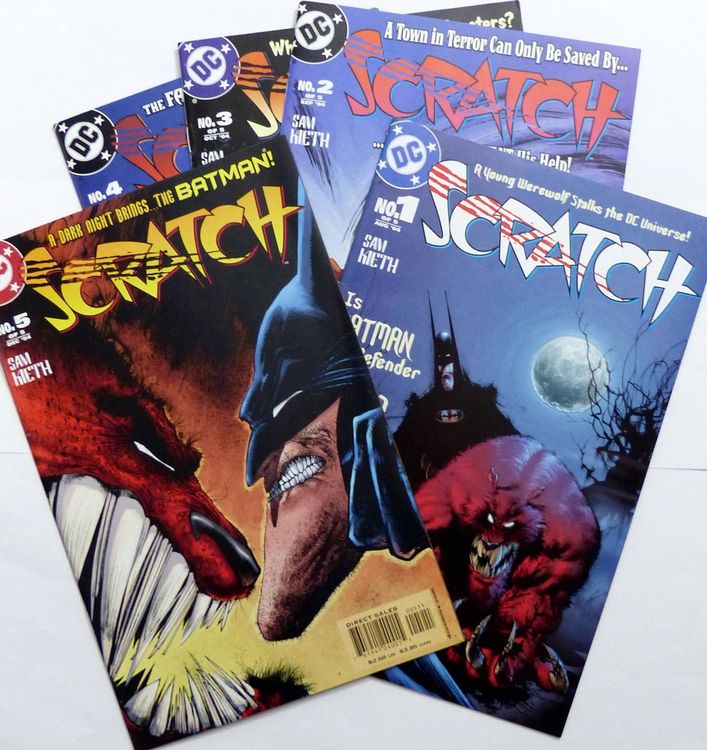 BATMAN VS. SCRATCH WEREWOLF #1-5 COMPLETE SERIE DC 2004 (Gebraucht) in ...