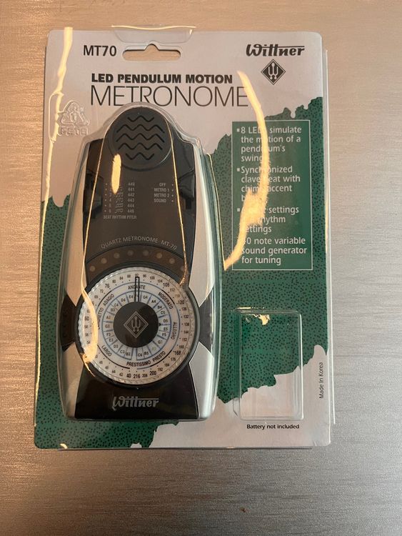 Wittner MT70 Metronome (Neu und originalverpackt) in Buchs SG für CHF ...