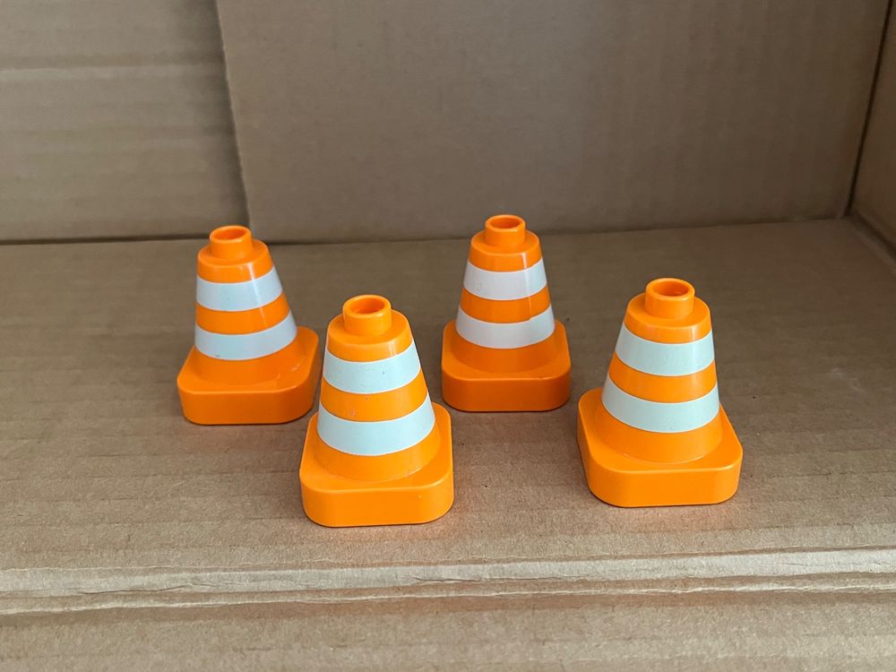 Lego Duplo 4x Pylon, Absperrung Baustelle (Gebraucht) in Ostermundigen ...