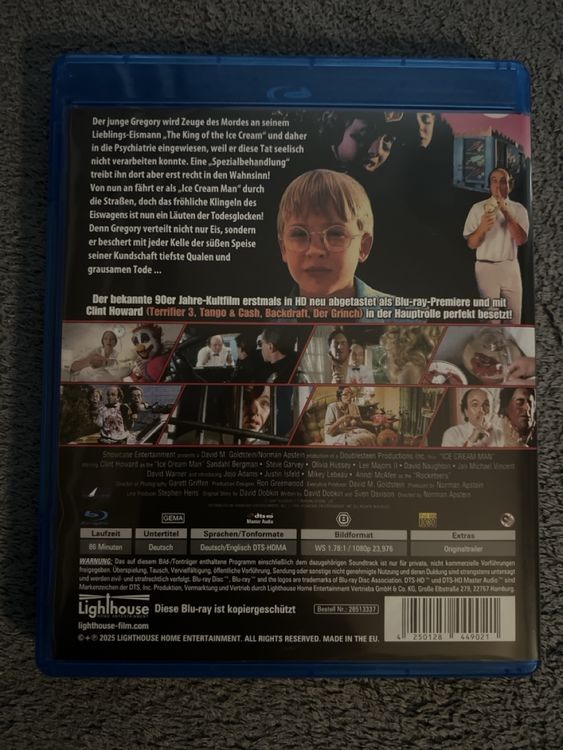 Ice Cream Man - Uncut - Blu-ray - Top Zustand (Neu (gemäss Beschreibung ...