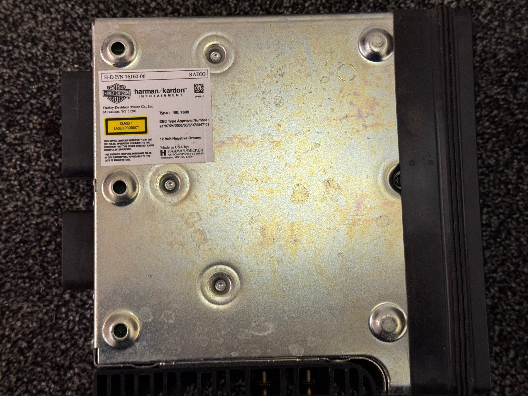Harley-Davidson Radio Harman/Kardon für Touring 2006-2013 (Gebraucht ...