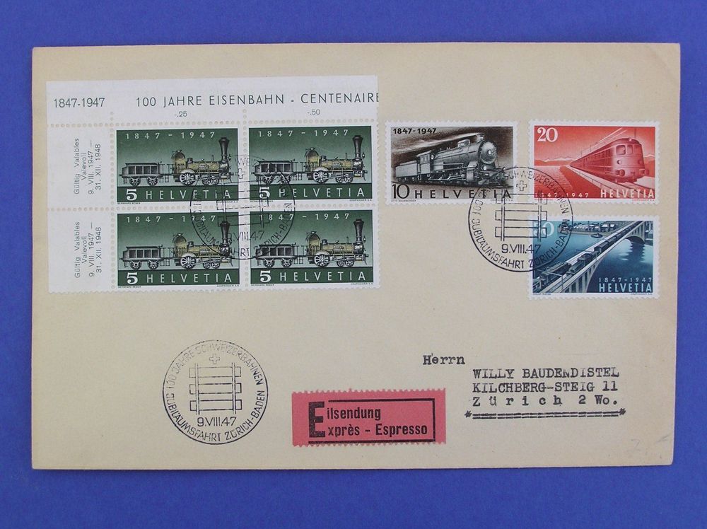 100 JAHRE EISENBAHN 1847 - 1947 | Kaufen auf Ricardo