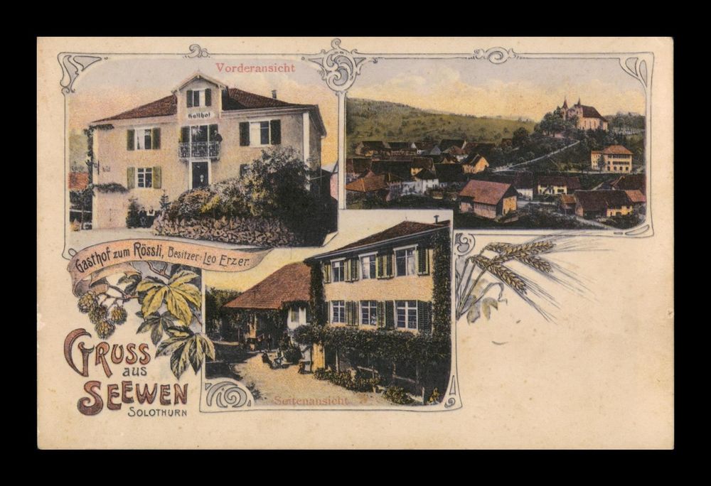 1910 Gasthof Zum Rössli Gruss Aus Seewen Kaufen Auf Ricardo