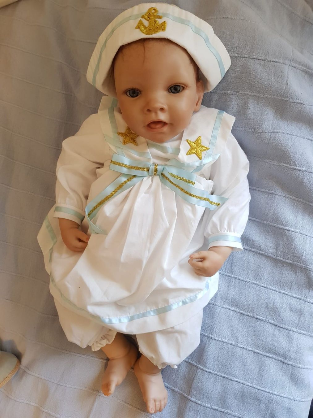 Süsse Sammlerpuppe "Nele" von Ashton Drake, Matrose Outfit (Gebraucht ...