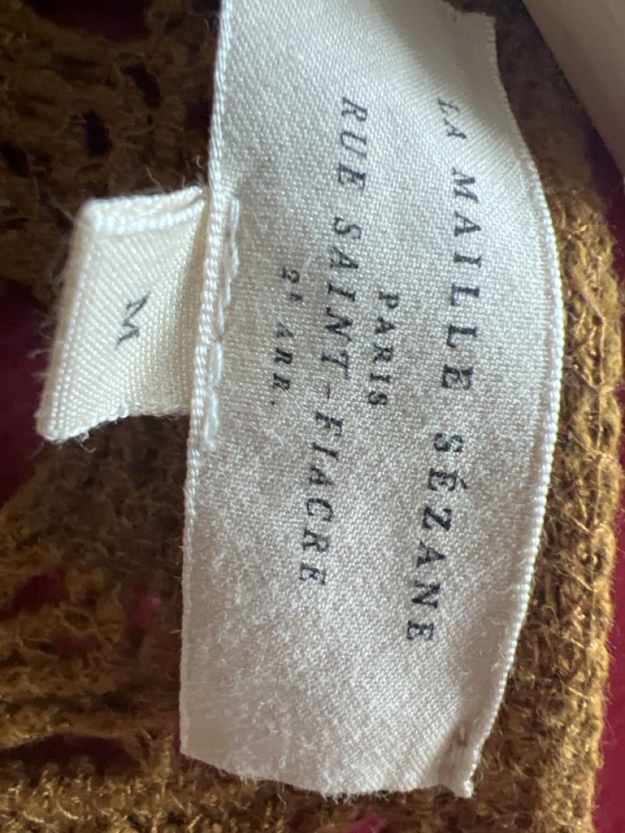 La Maille Sézane Paris Top, Grösse M, Goldbraun, Top (Neu (gemäss ...