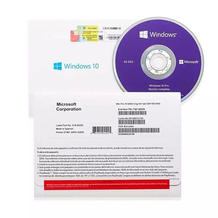Windows 10 PRO (DVD & Clé Original) (Neu und originalverpackt) in ...